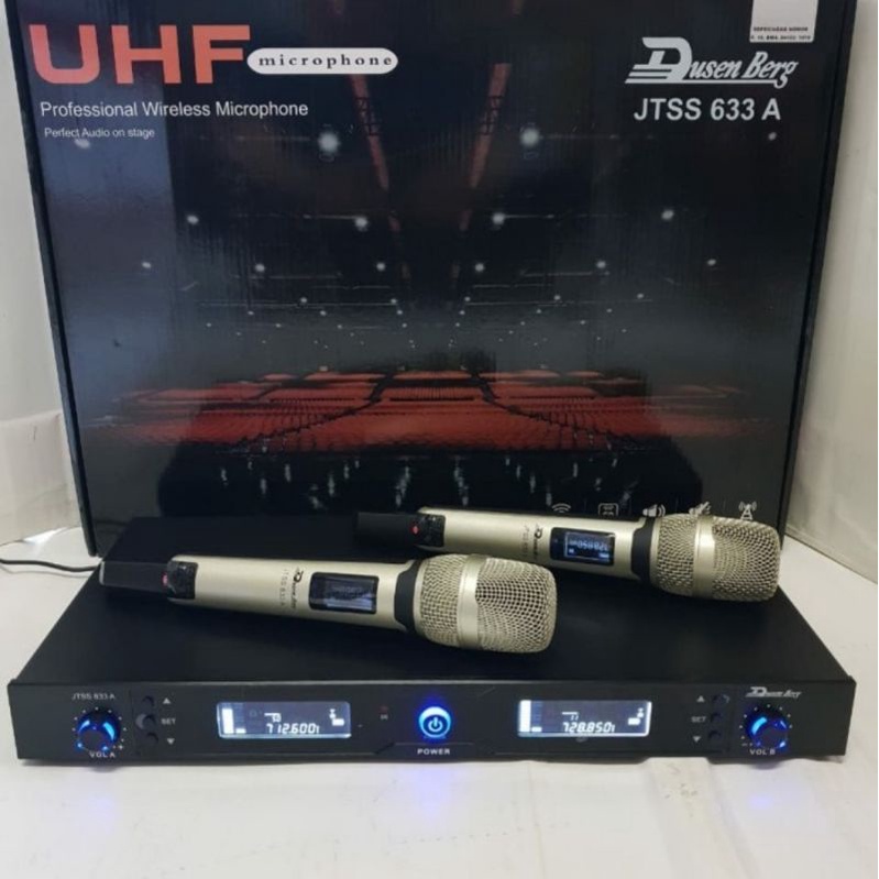 Jual Microphone Wireless Dusenberg 2 Mic Pegang Pegang JTSS 633A ORIGINAL | Shopee Indonesia