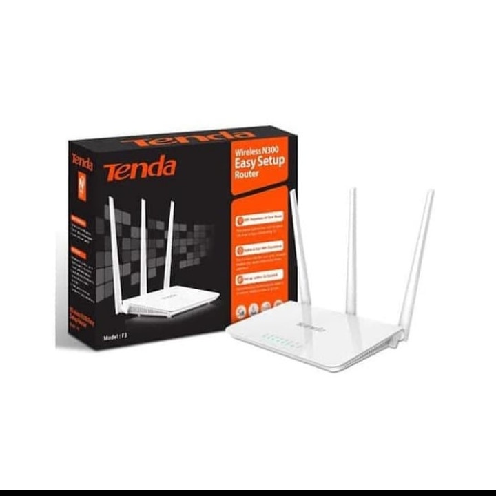 Jual Tenda F3 (lampu LED 8) Wireless Router+Extender+Access Point ...