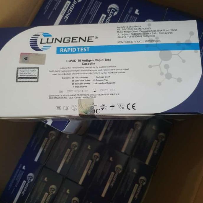 Jual Alat Swab Antigen Box Biru Akl Isi 25 Pcs Hermandiantoromart ...
