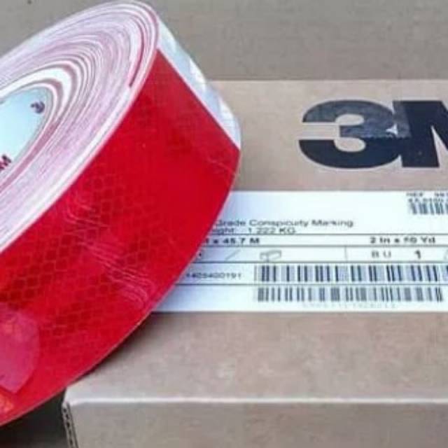 Jual 3m Sticker reflective diamond grade DOT- stiker safety prismatik ...