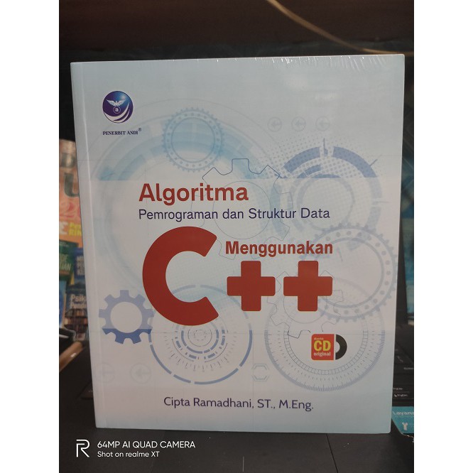 Jual Buku Algoritma Pemrograman dan Struktur Data Menggunakan C++ - Cipta Ramadhani | Shopee ...