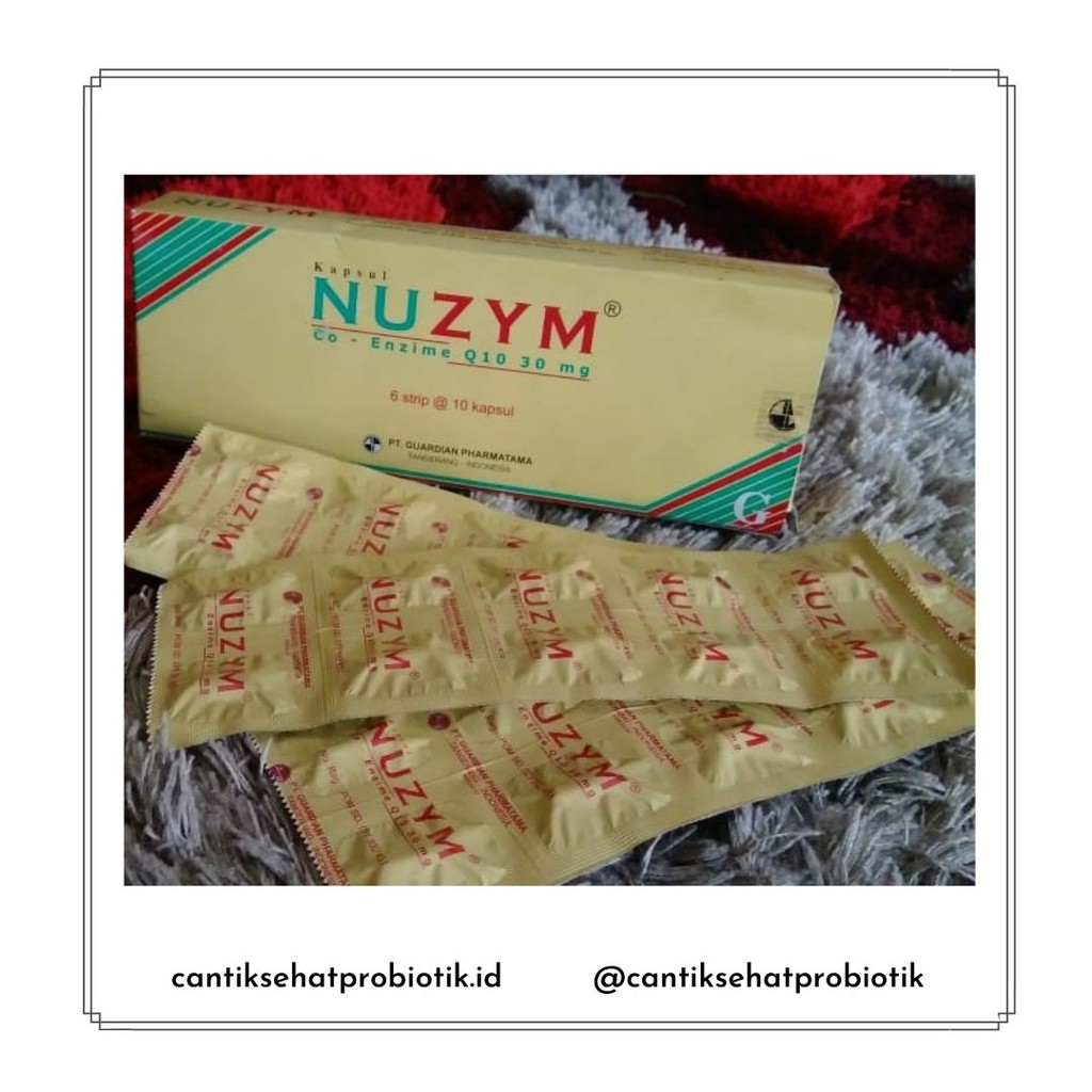 Jual Kapsul Nuzym Co-Enzime Q10 30 mg Suplemen Makanan | Shopee Indonesia