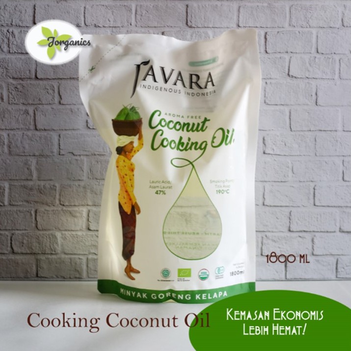 Jual Coconut Cooking Oil Non Aroma Javara1800 ml | Shopee Indonesia