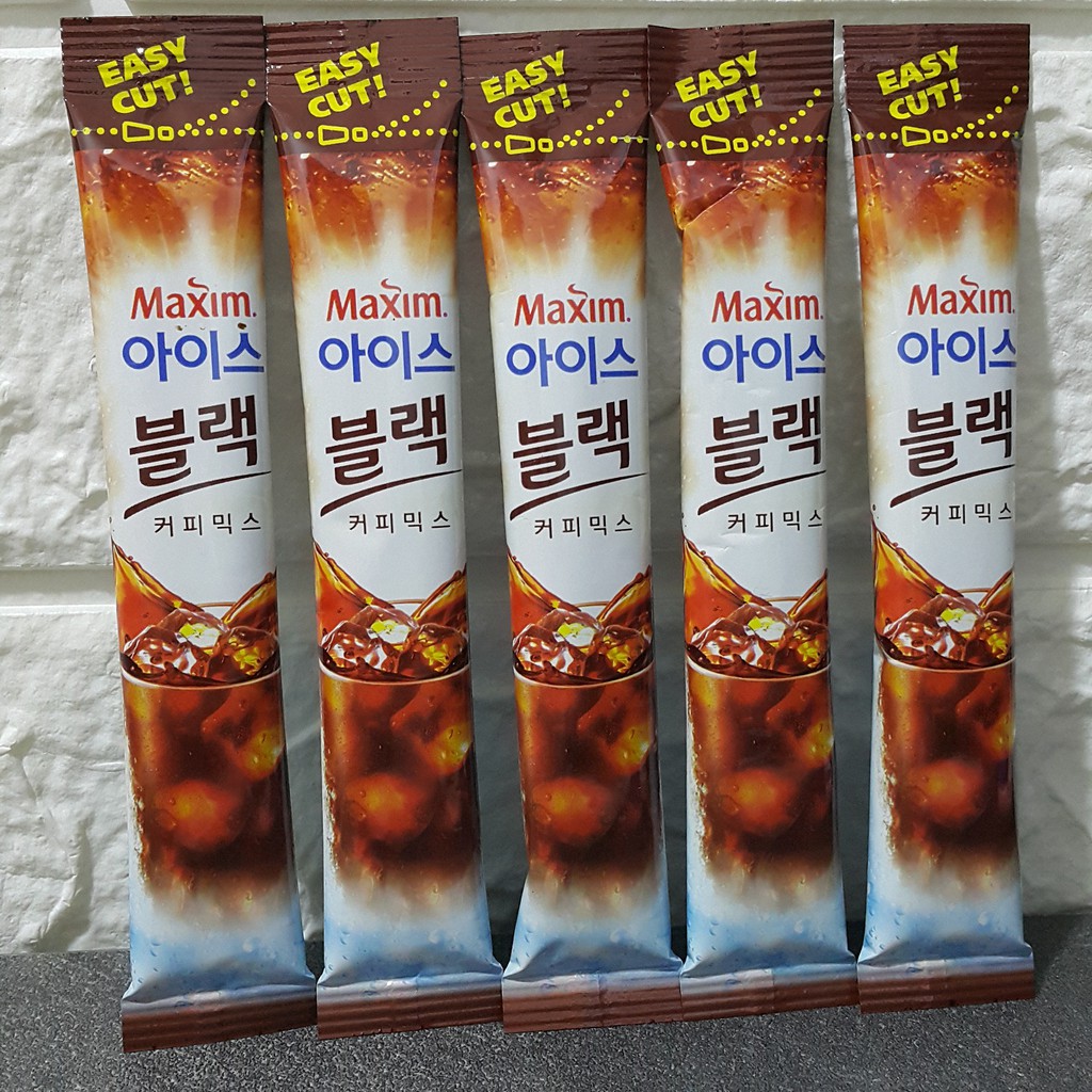 Jual Maxim Ice Black Coffee Sachet | Shopee Indonesia