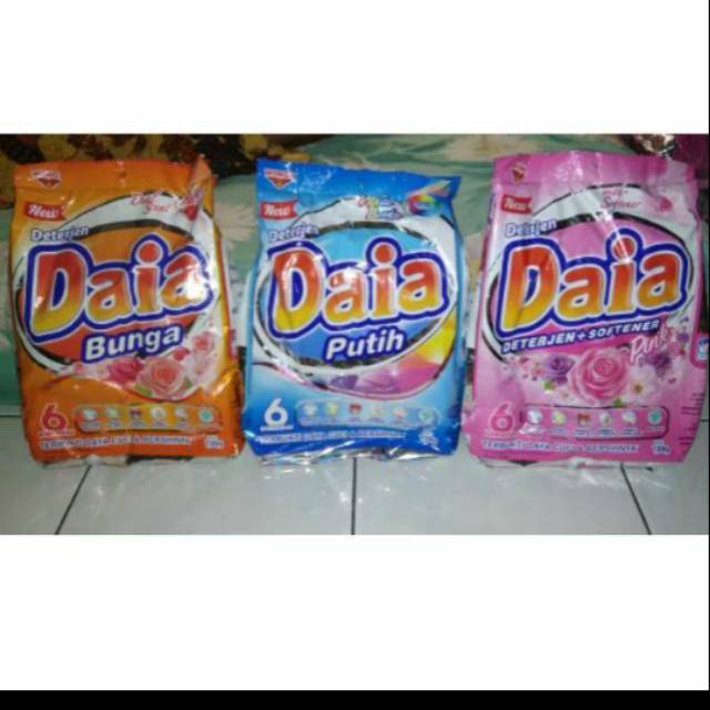 Jual Deterjen Bubuk Daia Pink+Softener kemasan 1,7Kg (1700 gram) | Shopee Indonesia