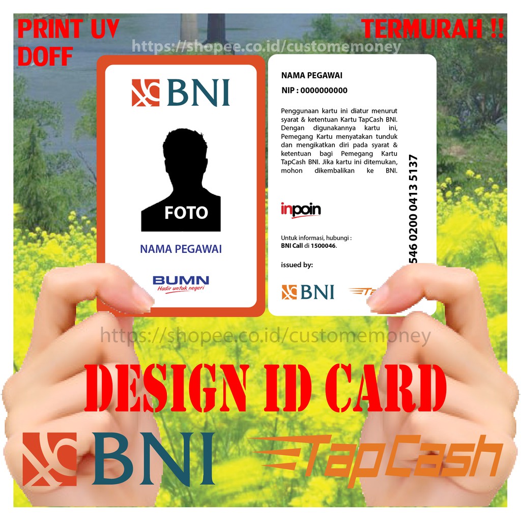 Jual Emoney ID CARD BNI TAPCASH Bank BNI Etoll E-money Card BUMN ...