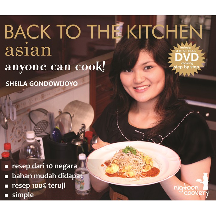 Jual Back To The Kitchen Asian, Anyone Can Cook!+ original dvd | Shopee ...