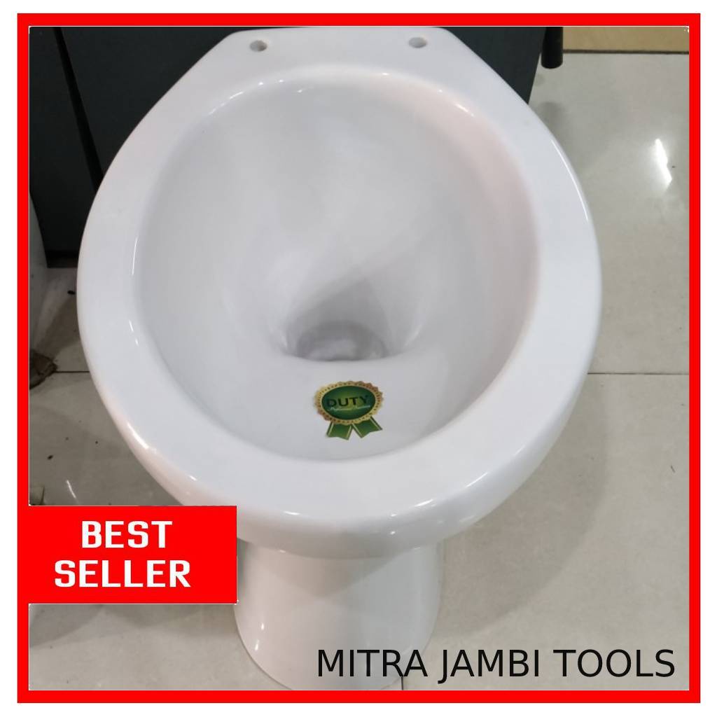 Jual CLOSED DUDUK DUTY MANUAL TANPA TABUNG PUTIH | Shopee Indonesia