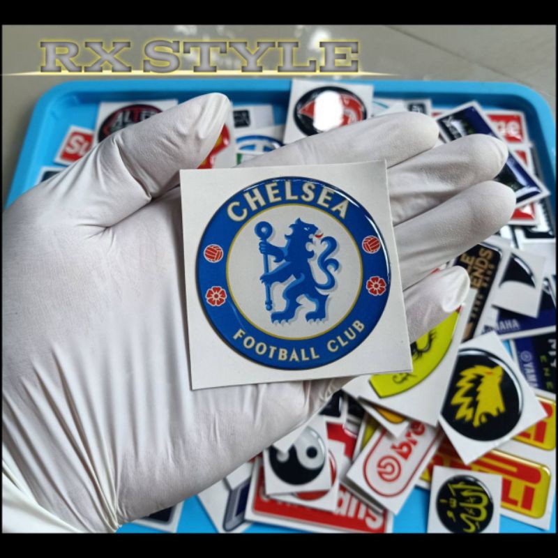 Jual Stiker timbul resin lentur/emblem sticker Chelsea variasi motor ...