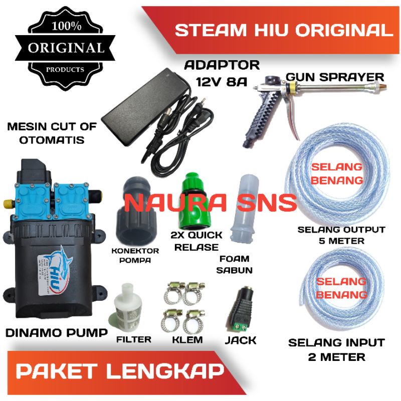 Jual Dual Pump Hiu 12v 12Lpm 8.8 Bar / Paket lengkap jet gun sabun ... Jual Dual Pump Hiu 12v 12Lpm 8.8 Bar / Paket lengkap jet gun sabun ...