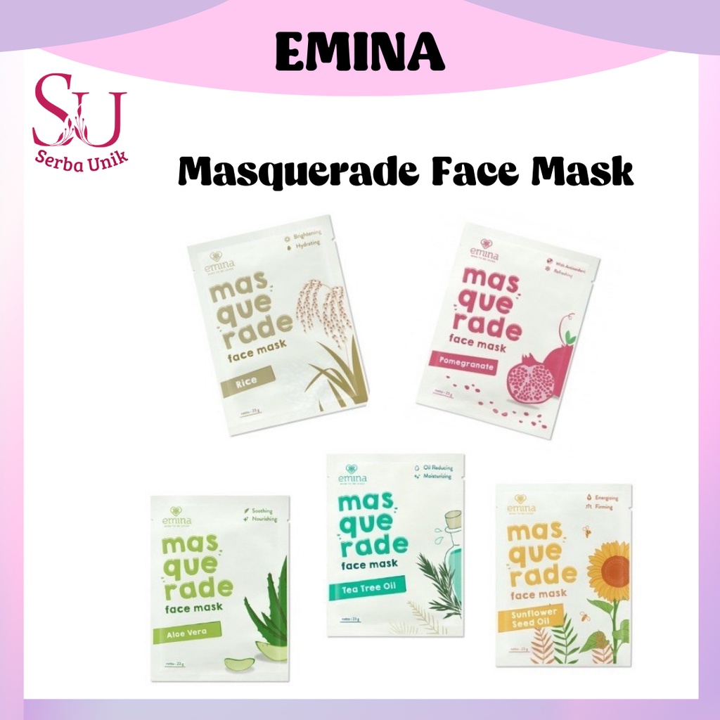 Jual Emina Masquerade Face Mask 23g | Sheet Mask | Masker Wajah ...