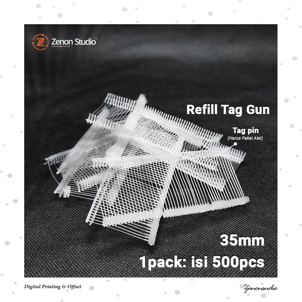 Jual Refill Tag Gun Tali Hangtag 35mm (500pcs) | Shopee Indonesia