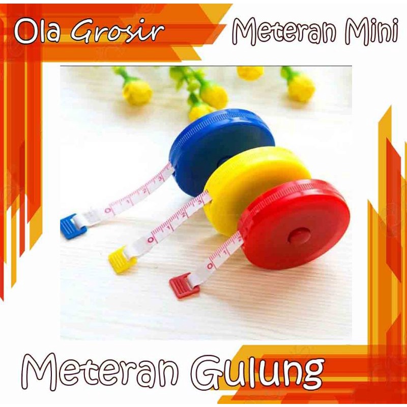Jual Meteran gulung meteran kecil meteran baju meteran mini | Shopee ...