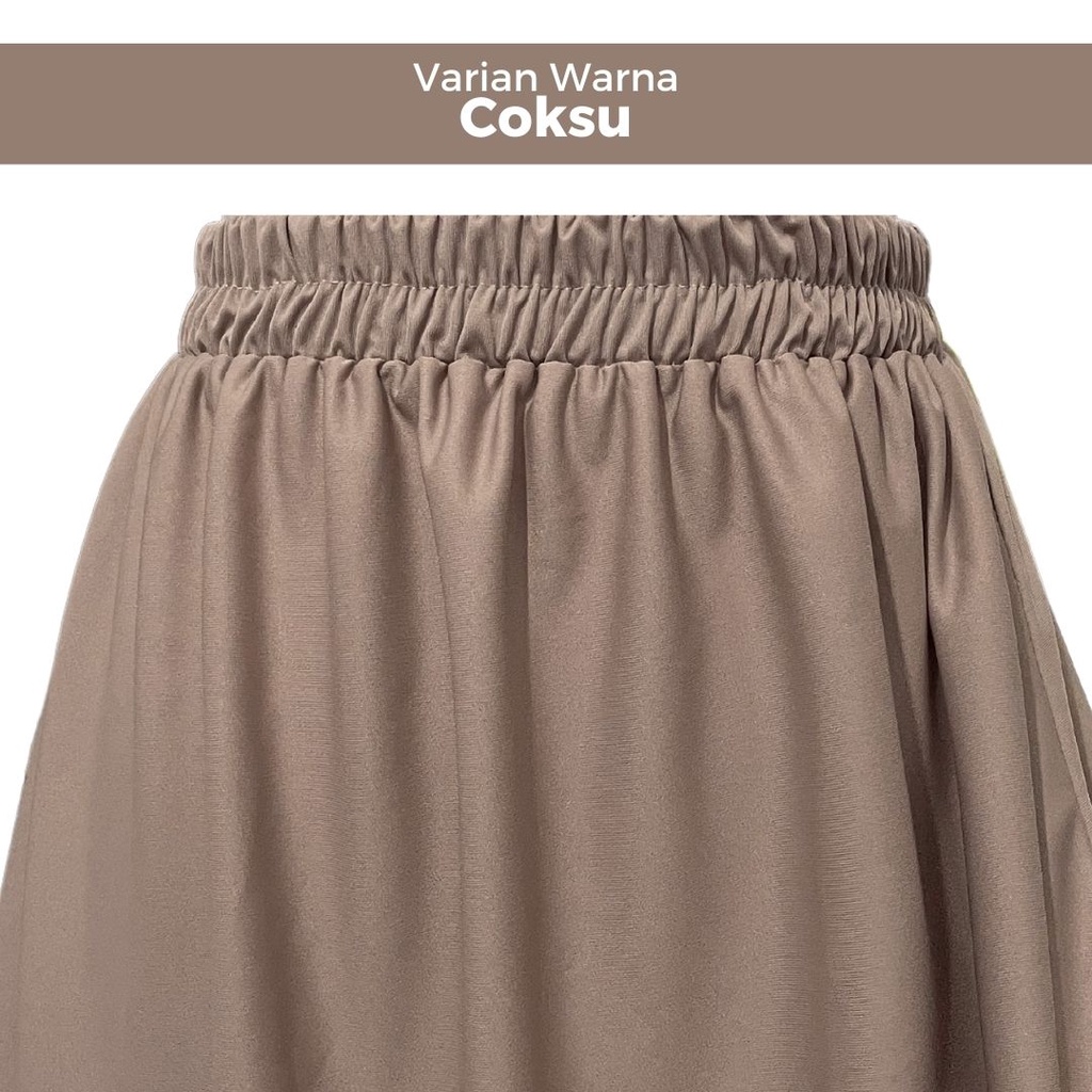 Jual ROK POLOS WANITA / BASIC SKIRT / ROK WANITA / ROK MUSLIMAH ( 100% ...