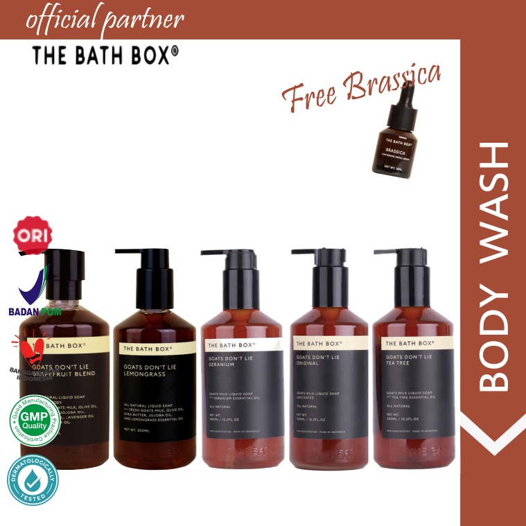 Jual THE BATH BOX - Body wash Goats Don't Lie all series - original tea ...