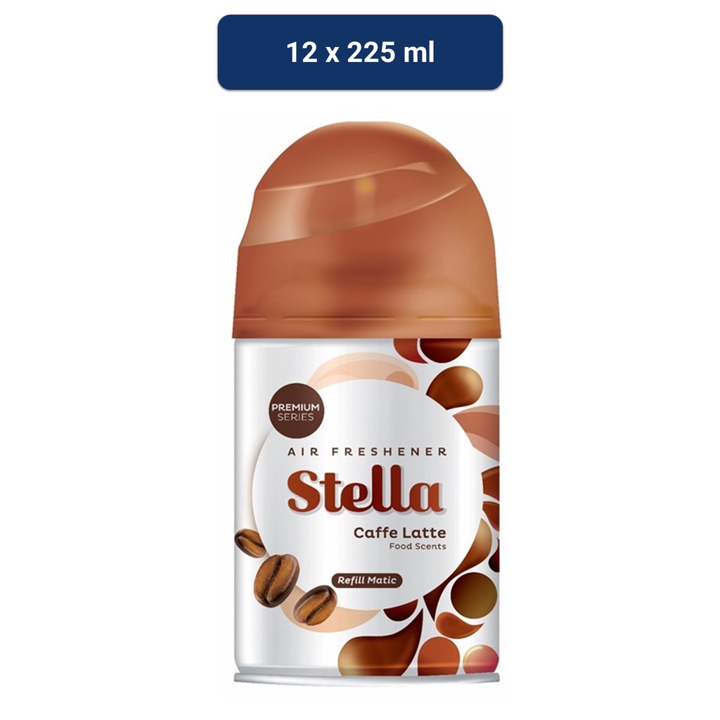 Jual Stella Matic Air Freshener Refill Premium Caffee Latte 12 x 225 mL ...