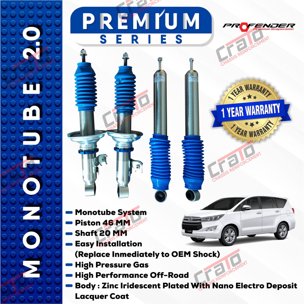 Jual PREMIUM Suspensi Shockbecker PROFENDER MONOTUBE STD & STD ...