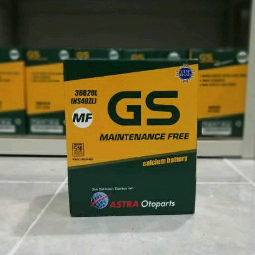 Jual Aki Mobil Honda Brio, Freed, Mobilio GS Astra MF NS40ZL Aki Kering | Shopee Indonesia