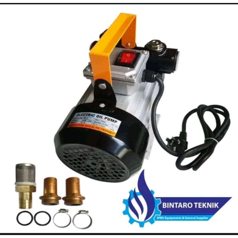 Jual Pompa Transfer BBM Solar AC 220V YB60 Electric Oil Pump Transfer AC 220 Volt | Shopee Indonesia