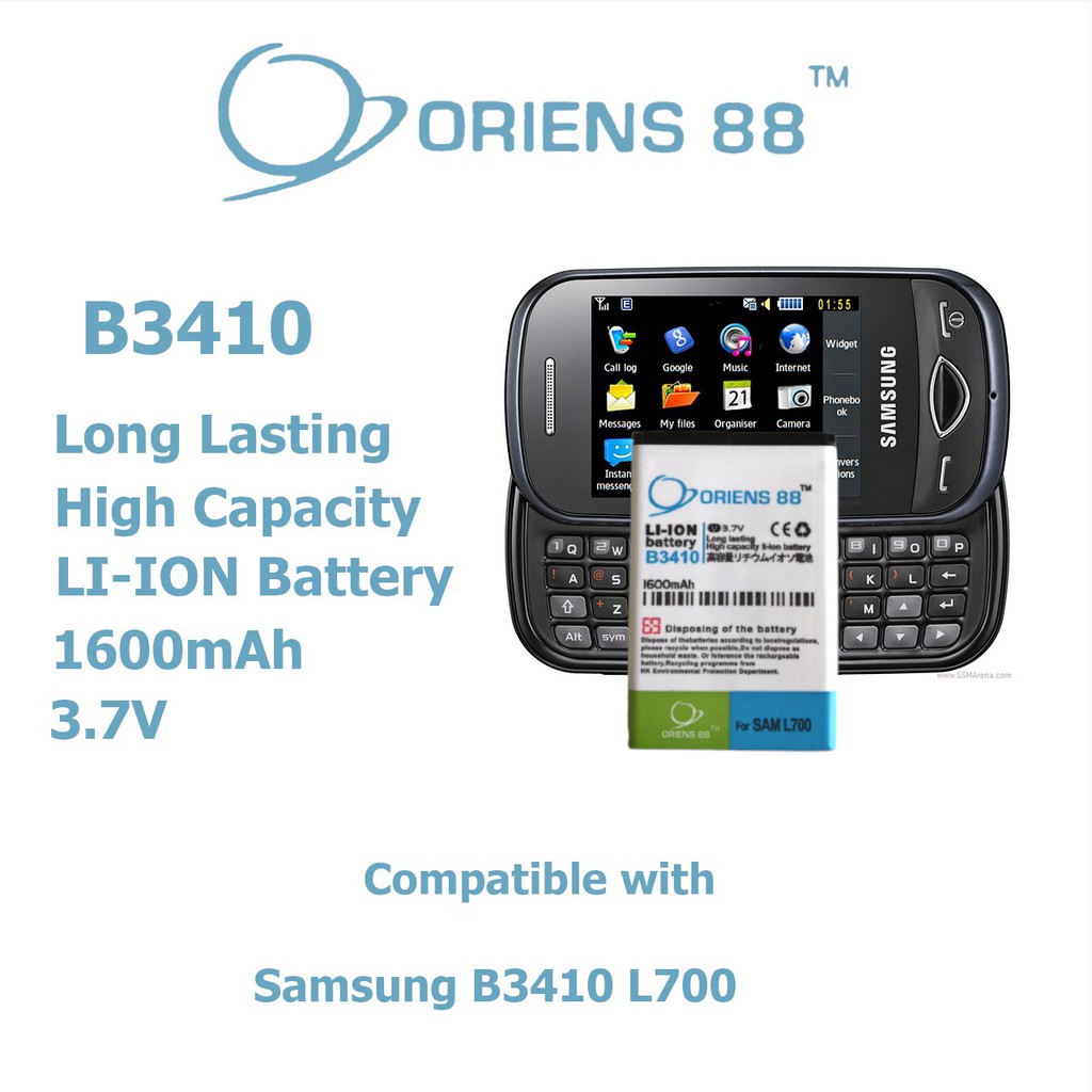 Jual (P) Baterai batre battery Samsung Corby plus B3410 / L700 Double ...