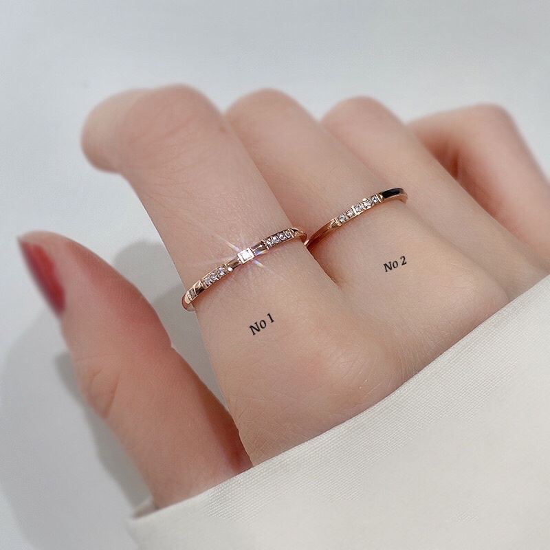 Jual Cincin Titanium Mata Tanam Trending Vintage Elegan Korea Fashion Style C82 | Shopee Indonesia