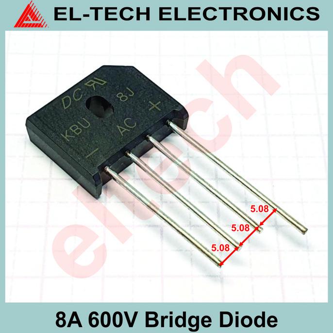 Jual RS806 Bridge Diode Jembatan Penyearah 8A 600V elt3ch dijamin | Shopee Indonesia
