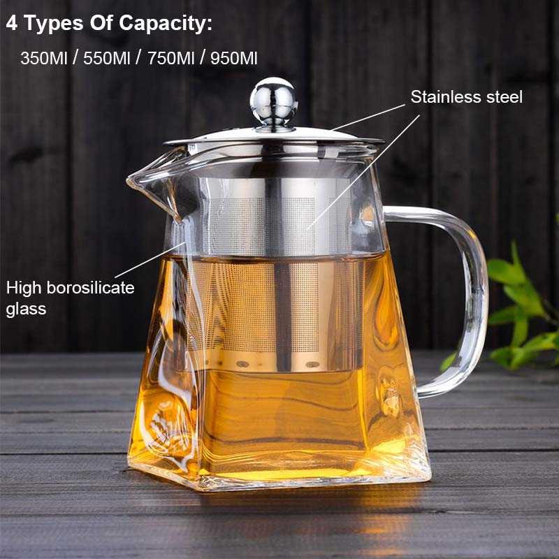 Jual Teko teh One Two Cups Teko Pitcher Teh Chinese Teapot Maker Glass - TP-761 | Shopee Indonesia