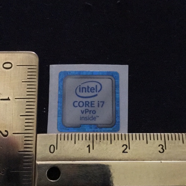 Jual Stiker Sticker intel Core i7 vPro 6th gen ori | Shopee Indonesia