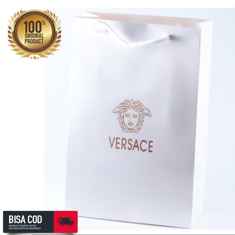 Jual Paper Bag Original Merk Versace White | Shopee Indonesia