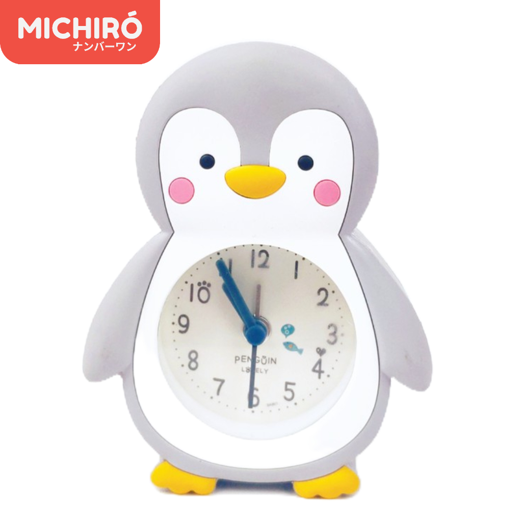 Jual Michiro Jam Alarm Dengan Karakter Hewan Pinguin Yang sangat Unik ...