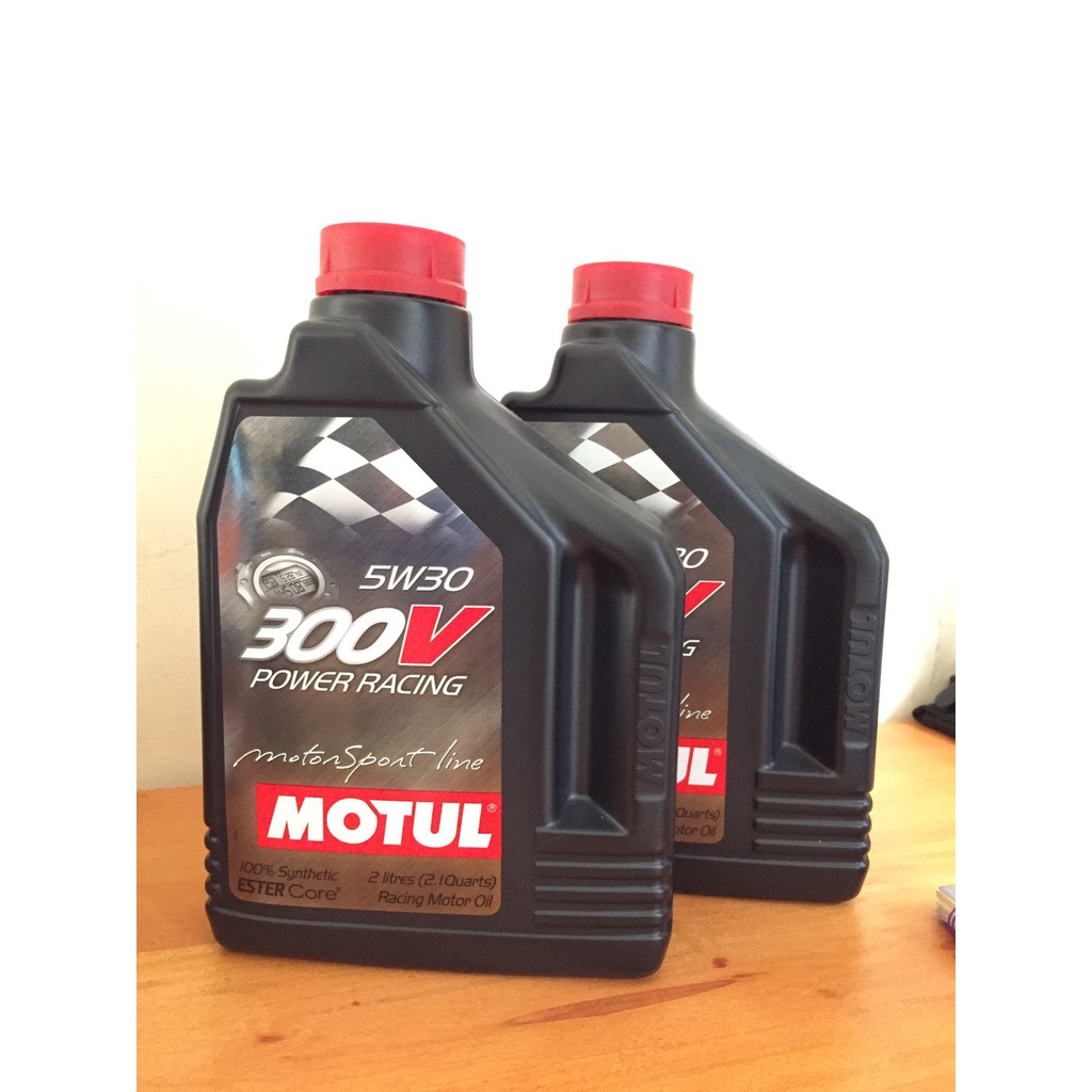 Jual Motul 300V 5w30 POWER Racing Motor sportline Racing 2 liter | Shopee Indonesia