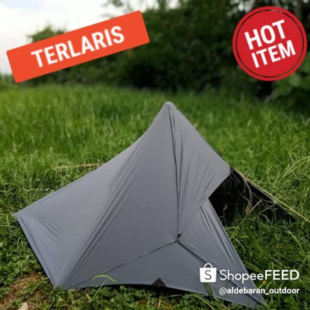 Jual Flysheet tenda 3x3 waterproof Flysheet outdoor Traptent ultra ...