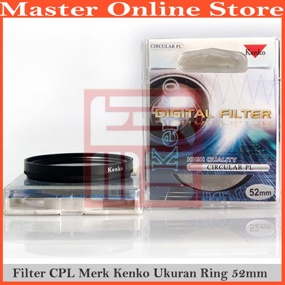 Jual Circular Polarizer Lens CPL Kenko Size 52mm Filter Lensa Kamera ...