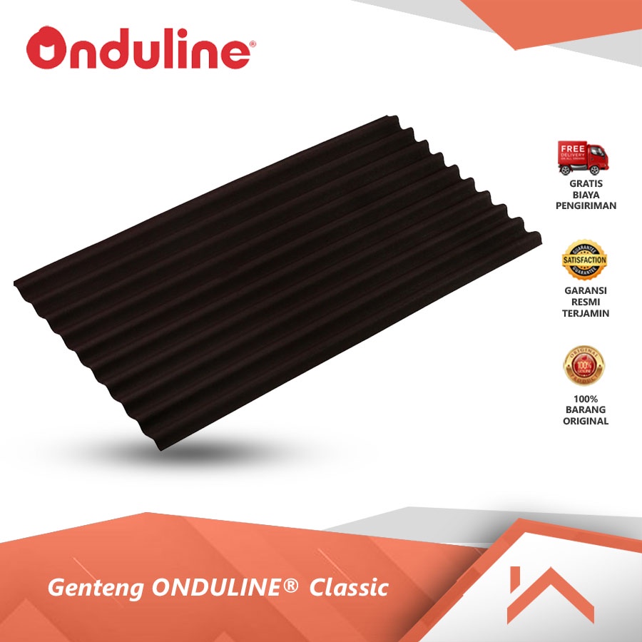 Jual Genteng ONDULINE® Classic - Black / Genteng Bitumen Onduline ...