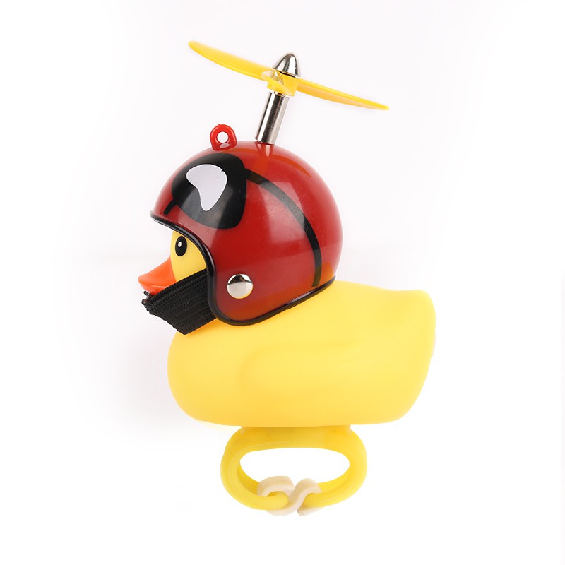 Jual Bell Sepeda Anak Bebek Rubber Duck Helm Stay Dead with LED Light ...