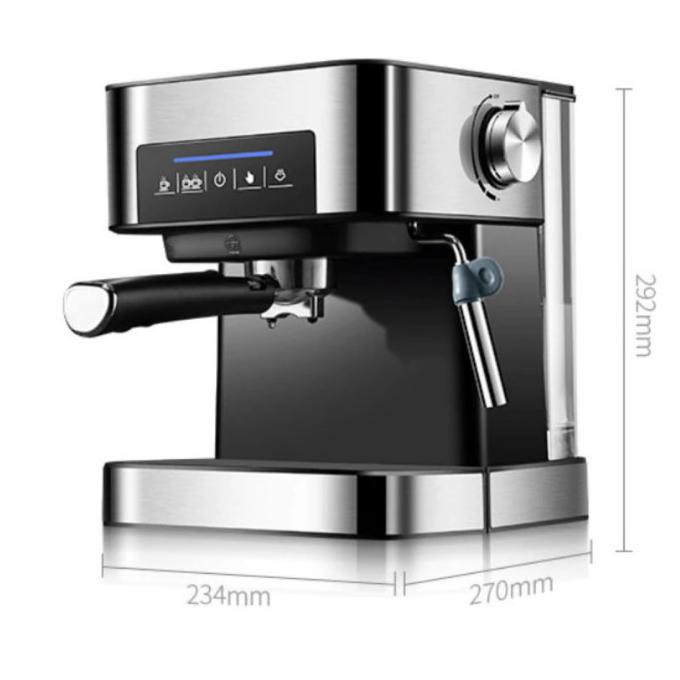 Jual Mesin Kopi Espresso Coffee Maker Semi Automatic 1.6L -Black ...