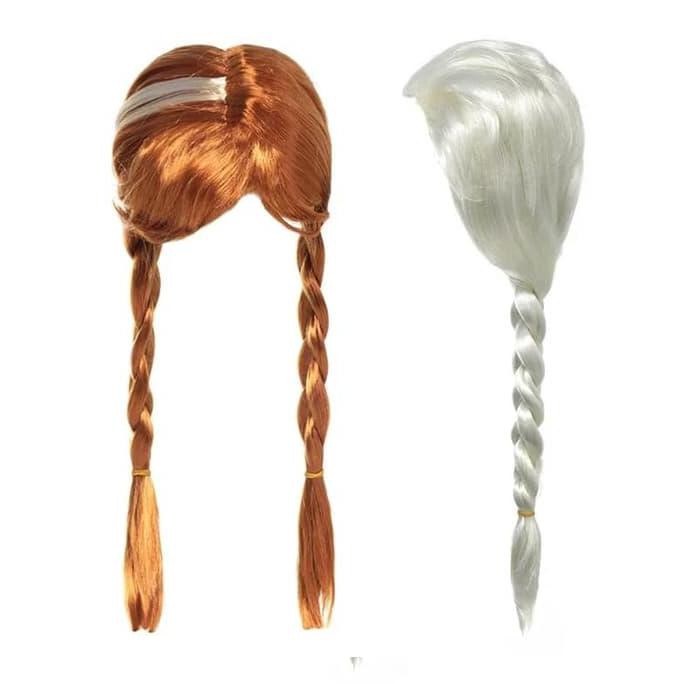 Jual STOK BARU SET 2 WIG ELSA DAN ANNA RAMBUT PALSU ANAK , L4 ...