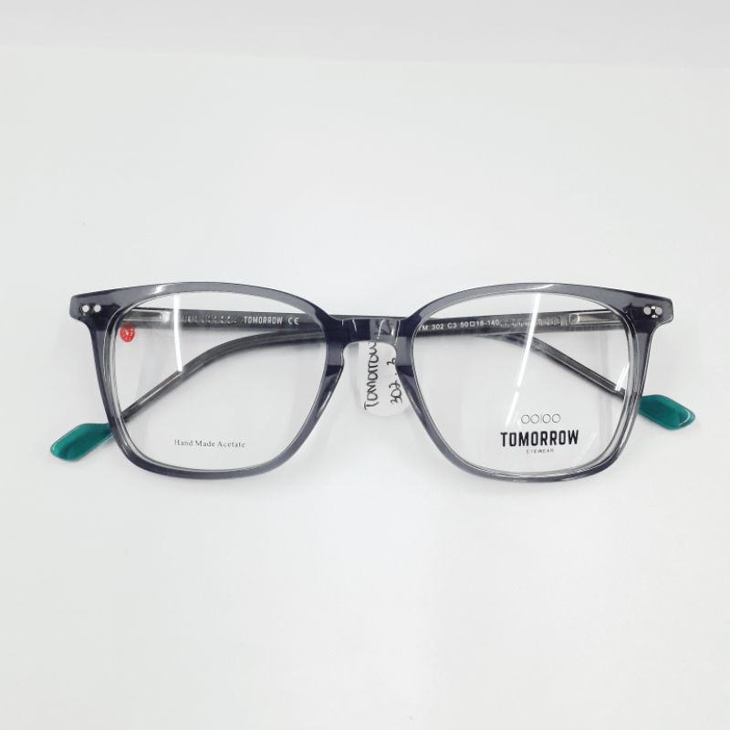 Jual Kacamata Tomorrow Unisex Full Frame TM302 Col.3(Grey) | Shopee Indonesia
