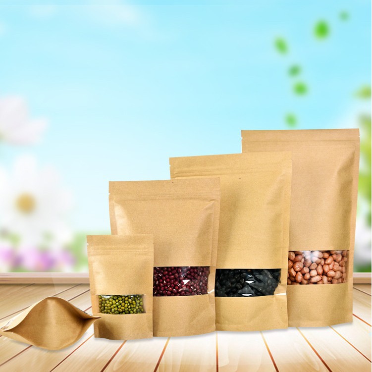 Jual Kraft paper bag / Kemasan Kertas Makanan 30x40+6cm | Shopee Indonesia