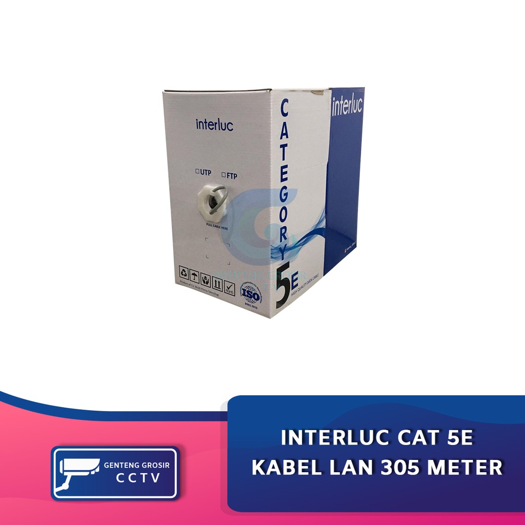 Jual Kabel LAN Interluc UTP CAT 5E 305 Meter Murah | Shopee Indonesia