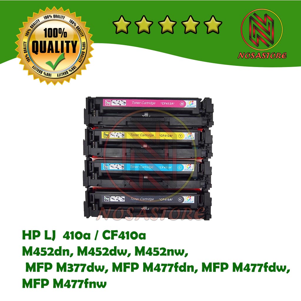Jual Toner Compatible CF410A CF411A CF412A CF413A For HP 410A LJ M452 M377 M477 | Shopee Indonesia
