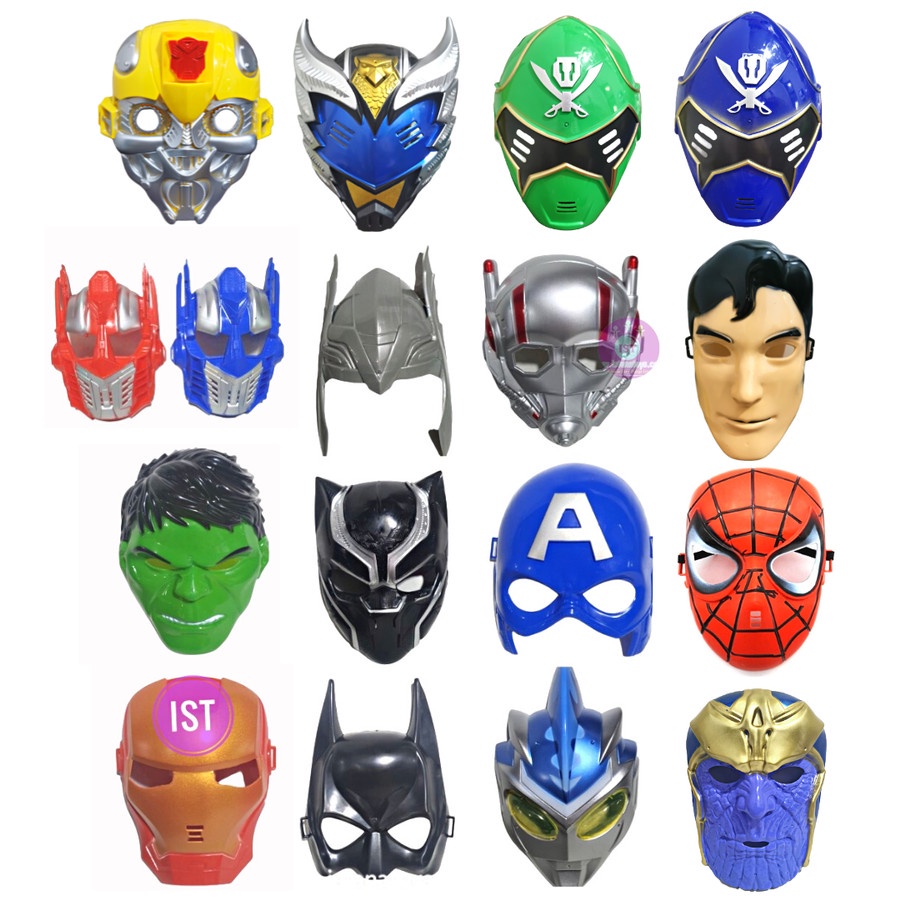 Jual COM Mainan Topeng Super Hero / Super Hero Mask | Shopee Indonesia