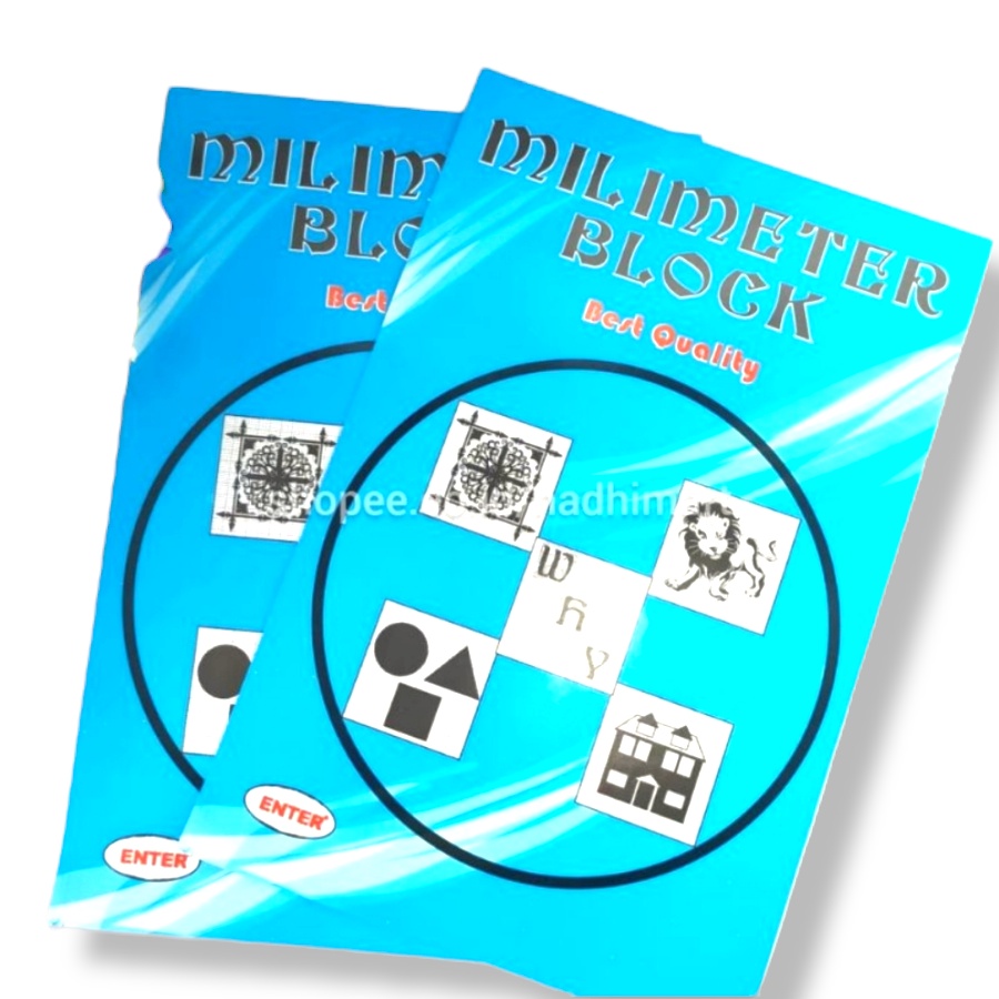 Jual BUKU MILIMETER F4 / MILIMETER BLOCK F4 / MILIMETER / MILIMETER ...