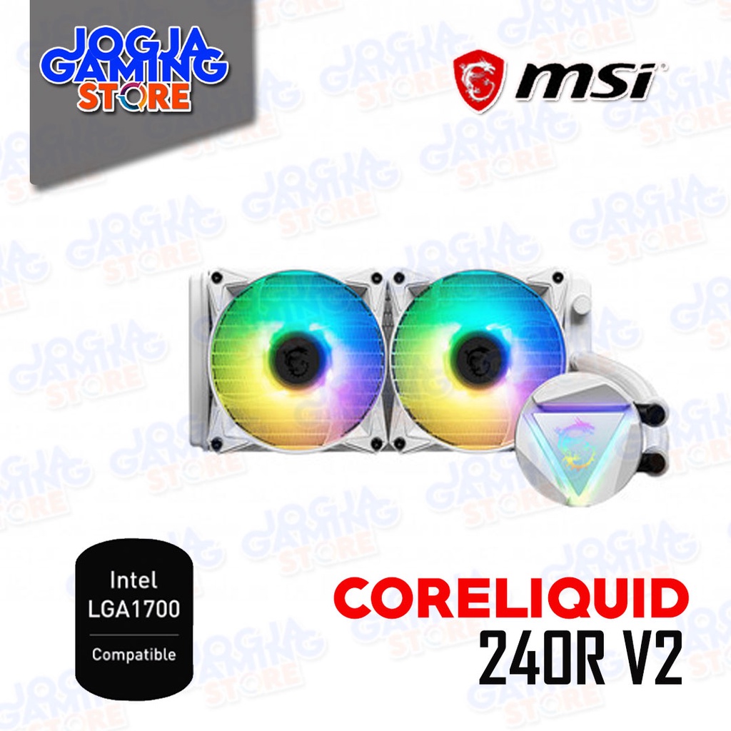 Jual MSI MAG CORELIQUID 240R V2 AIO Liquid CPU Cooler | White | Shopee ...