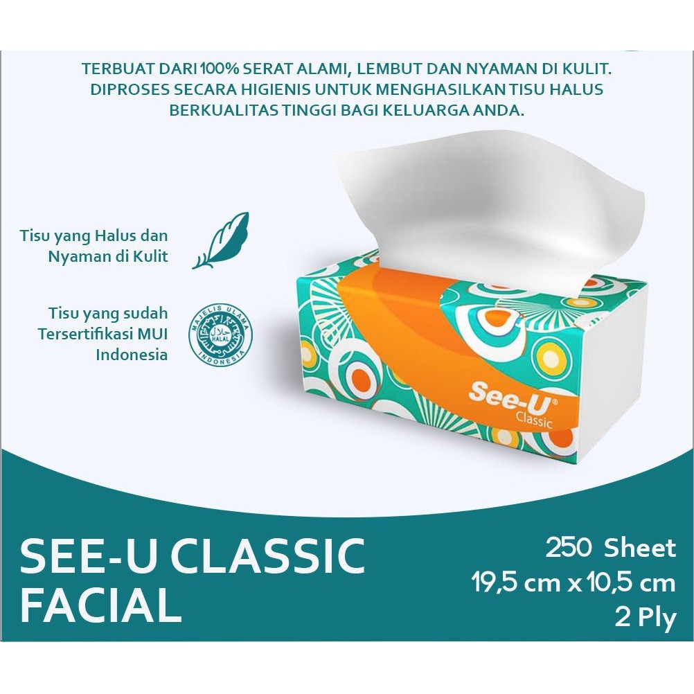 Jual [BPOM] [250 PCS] TISU WAJAH FACIAL TISSUE 250SHEET 2PLY TISU TODAY ...