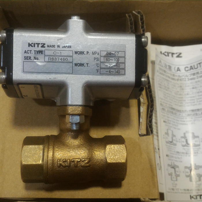 Jual PNEUMATIC ACTUATOR KITZ BALL VALVE 1/2"INCH type : C-1 BRASS | Shopee Indonesia