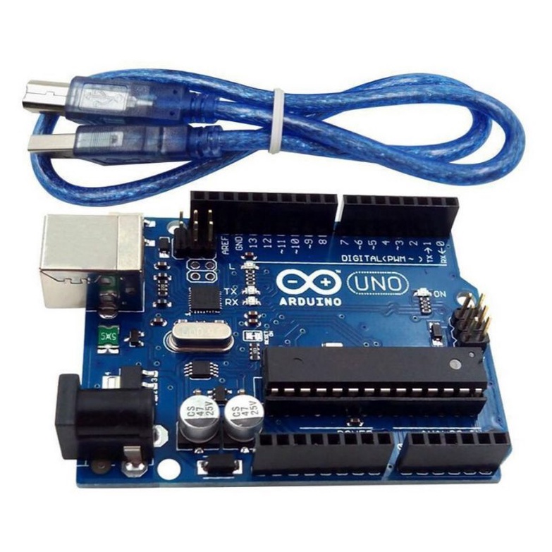 Jual ARDUINO UNO R3 ATMEGA328P-PU 16U2 COMPATIBLE BOARD + USB CABLE | Shopee Indonesia