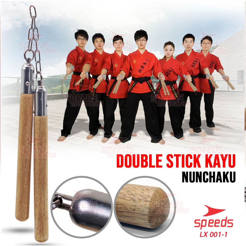 Jual SPEEDS Double Stick Tongkat Bela Diri Karate Wingchun Olahraga ...