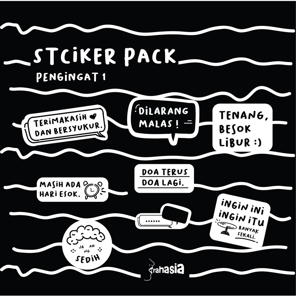 Jual RAHASIA Sticker Pengingat / Stiker | Shopee Indonesia