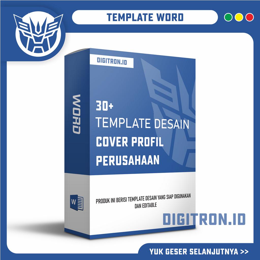 Jual 30+ Template Desain COVER PROFIL PERUSAHAAN Editable Format Word ...